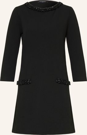 Ana Alcazar Kleid Mit 3/4-Arm Und Schmuckperlen schwarz