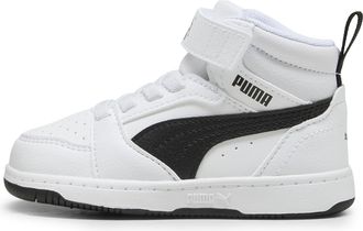 Puma Basket mi-haute Rebound V6 B&eacute;b&eacute;, Chaussures, Blanc, 21