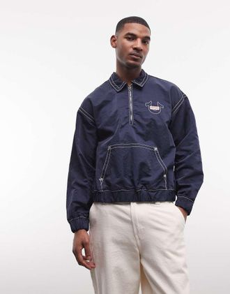 True Religion Big T - Veste &agrave; enfiler en nylon - Bleu indigo