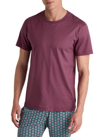 CALIDA RMX Sleep T-Shirt Herren, Bio Baumwolle, sportlicher Schnitt, amtungsaktiv, pflegeleicht