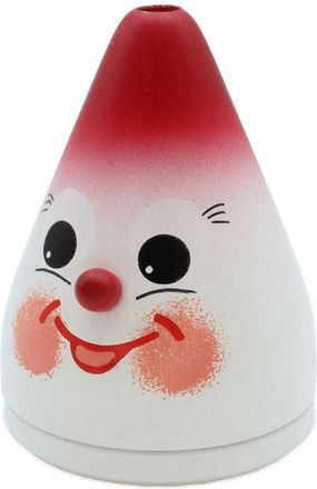Rudolphs Schatzkiste Räucherfigur Kegel weiß/rot Höhe 8cm NEU Duftkerze Räucherstab Rauchen Rauchfigur Rauchmann Räuchermann Smoker Räucherfigur Rauchfigur Räuchermann