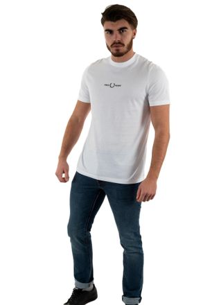 Fred Perry T-SHIRT UOMO FRED PERRY WHITE