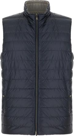 Herno Homme, Vestes, Bleu, Taille: M Reversible Down Vest