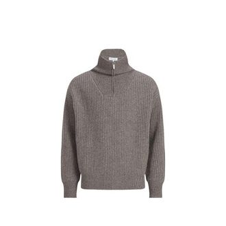 Maison Labiche Pull ample col zipp&eacute; en laine