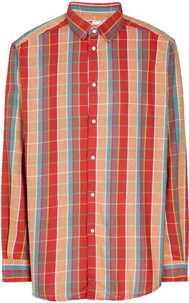 8 by YOOX COTTON STRIPED OVERSIZE SHIRT