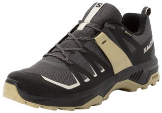 Salomon Wanderschuh SALOMON EXTEND GORE-TEX, Herren, Gr. 42,5, gr&uuml;n (asphalt, gray gr&uuml;n, rainy day), Synthetik, Textil, Schuhe Wanderschuh, wasserdicht, Topse