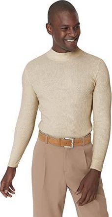 Trendyol Pull Slim uni à col Montant Maillot de survêtement, Ecru, M Homme