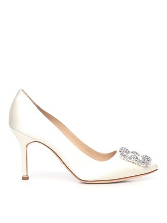 Manolo Blahnik Chaussures &Agrave; Talon - Beige