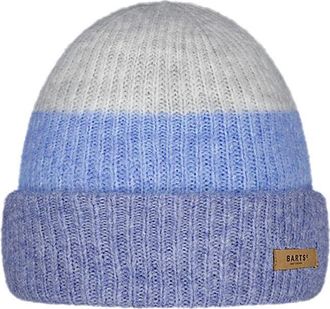 Barts Damen Beanie Suzam Winterm&uuml;tze mit Streifen 6101 Blue 04