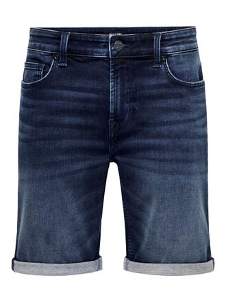 Only & Sons Male Jeans-Shorts ONSPLY Mittlere Taille Normal geschnitten Shorts