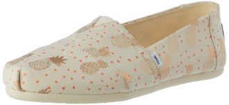 Toms Damen Alpargata Print Flache Slipper, Ananas Natur, 35.5