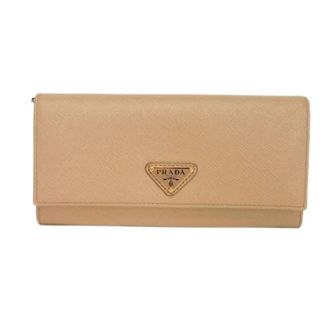 Prada Pre-owned Cuir petite-maroquinerie - Femme - Pre-owned - Beige - Taille: ONE Size