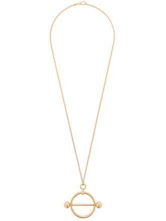 J.W.Anderson pendentif Disc - Or
