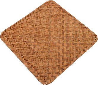 NUOBESTY Platzset aus Seegras 20X20cm Hitzebest&auml;ndig rutschfest Gewebtes Retro Tischset f&uuml;r Kaffeetassen und Esszimmer Nat&uuml;rliche Rattan Unterlage f&uuml;r K&uuml;che un