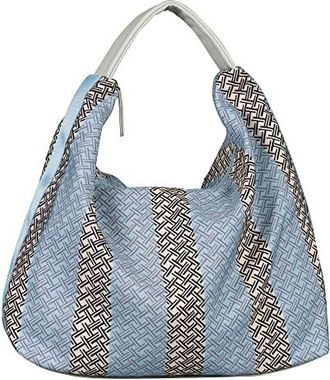 Tom Tailor Leoni, Sac à bandoulière Femme, Bleu Clair, 42 x 15 x 30 (LxBxH)