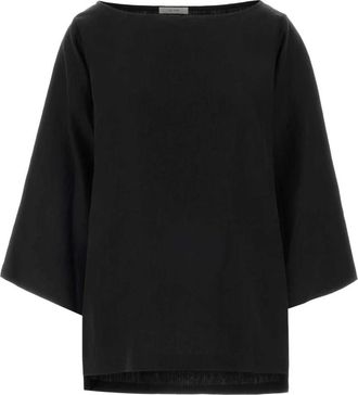The Row Femme, Blouses et Chemises, Noir, Taille: 38 FR Junia TOP