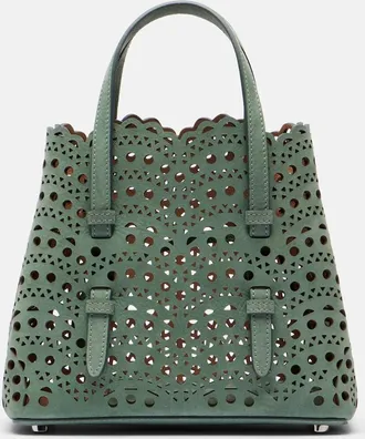 Alaia Ala&iuml;a Tote Mina 20 Small aus Leder