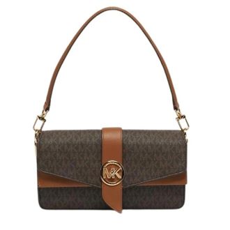 Michael Kors Sac bandouli&egrave;re en toile Pre-owned - Femme - Pre-owned - Brun - Taille: ONE Size