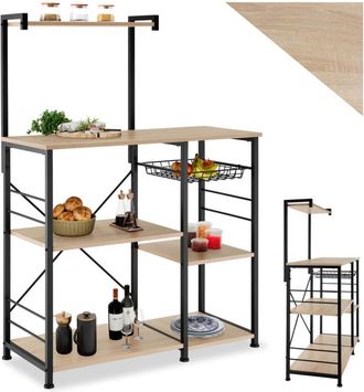 TecTake Tectake - tagère de cuisine style industriel avec des pieds réglables en hauteur