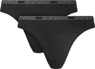Emporio Armani String-Set EW000402 AF10889 MC005 Schwarz