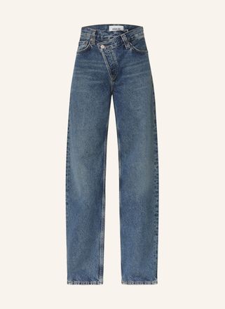 A Gold E Agolde Straight Jeans blau