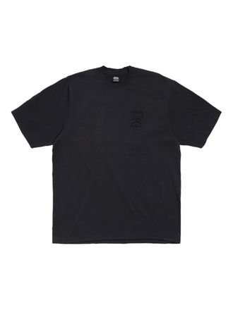 St&uuml;ssy t-shirt Stock Link en coton - Noir