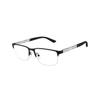Emporio Armani Rechteckige optische Fassung - - Accessories - Herren - Schwarzk - 56 MM