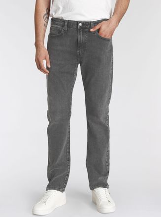 Levi's Tapered-fit-Jeans LEVIS 502 TAPER, Herren, Gr. 30, Länge 32, grau (overnighter), Denim/Jeans, Obermaterial: 99% Baumwolle, 1% Elasthan, Basic, loose f