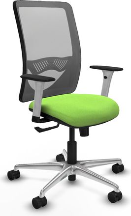 Piqueras y Crespo Stuhl mit verstellbaren Armlehnen Zulema, h&ouml;henverstellbare Lendenwirbelst&uuml;tze, ausgestattet mit 3 Positionen und Schneidschaum. Mit Rollen von 65 mm 