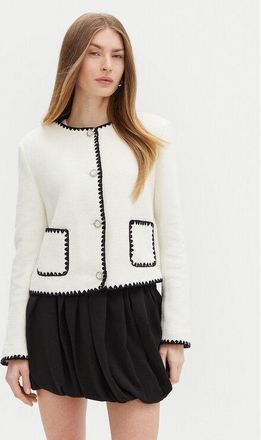 Guess Strickjacke W5RN20 WGVQ2 &Eacute;cru Regular Fit