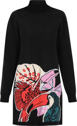Izia Kleid Frauen schwarz mehrfarbig