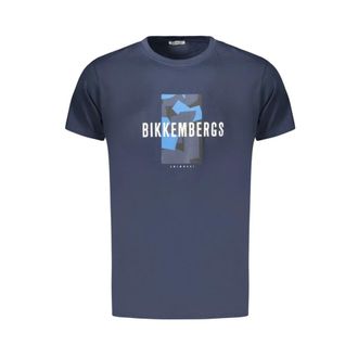 Dirk Bikkembergs Kurzarm-T-Shirt - - Tops - Herren - Blau - 2XL