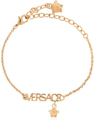 Versace unisex, Accessoires, Jaune, Taille: ONE Size Logo Bracelet