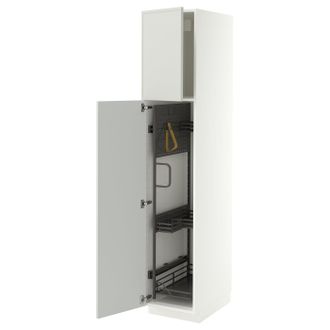 IKEA METOD Hochschrank mit Putzschrankeinr
