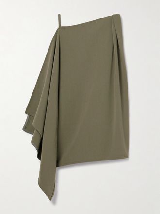 Proenza Schouler Haut Asym&eacute;trique En Cr&ecirc;pe &Agrave; Drap&eacute; Alyssa - Vert