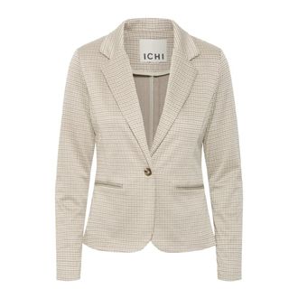 Ichi Ichi, Femme, Vestes, Beige, Taille: 44 FR Ihkate Cameleon Blazer