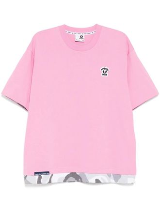 Aape By A Bathing Ape t-shirt à logo lune - Rose
