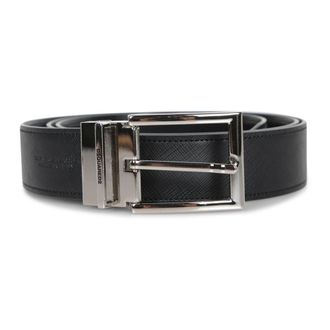 Dsquared2 Eleganter Lederg&uuml;rtel mit polierter Schnalle - - Accessories - Herren - Schwarzk - ONE SIZE