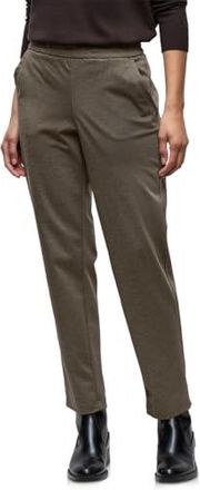 Street One 3717198 Pantalon Melange avec détails, Darkest Brown Mel, 36 W x 30 L pour Femme