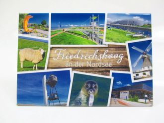 Generic Friedrichskoog Schleswig Holstein Foto Souvenir Magnet Germany (89)