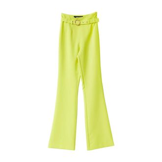 Just Cavalli High Waist Schlaghose - - Trousers - Damen - Gr&uuml;n - M
