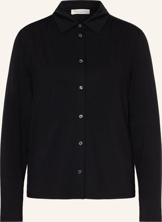 Marc O'Polo Marc Opolo Hemdbluse Aus Jersey schwarz