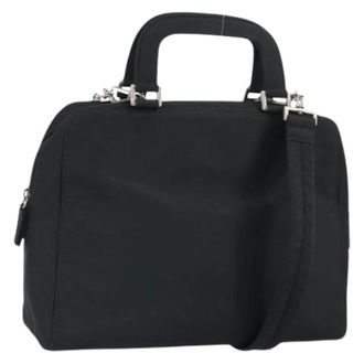 Prada Sac &agrave; main vintage en nylon Pre-owned - Femme - Pre-owned - Noir - Taille: ONE Size
