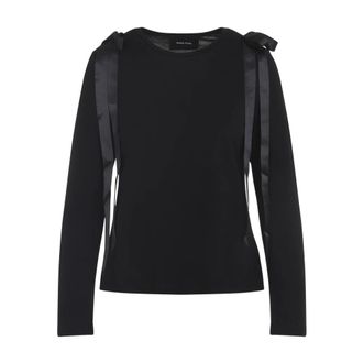Simone Rocha Femme, Tops, Noir, Taille: 38 FR Noir T-shirt