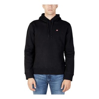 Napapijri Herren Schwarzer Kapuzenpullover - - Sweatshirts & Hoodies - Herren - Schwarzk - L