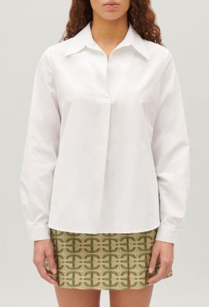 Claudie Pierlot Bluse Baumwolle lang&auml;rmelig