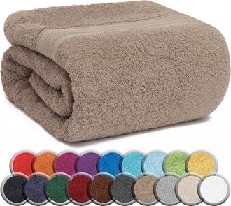 NatureMark SAUNATUCH/Badetuch - Premium Qualit&auml;t 80x200cm - Sauna-Handtuch 100% Baumwolle - Farbe: Sable