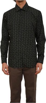 Karl Lagerfeld Homme, Chemises, Noir, Taille: L Camicia