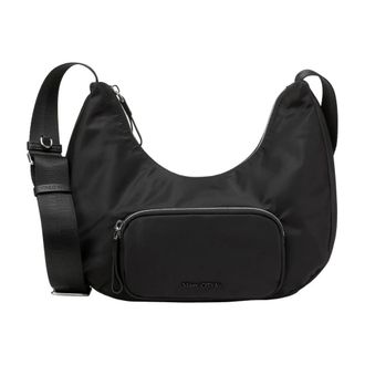 Marc O'Polo Femme, Sacs, Noir, Taille: ONE Size Sac &agrave; bandouli&egrave;re moyen