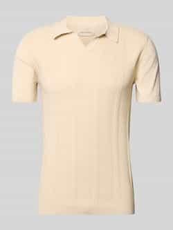 Blend Slim Fit Poloshirt in Strick-Optik Modell Baron